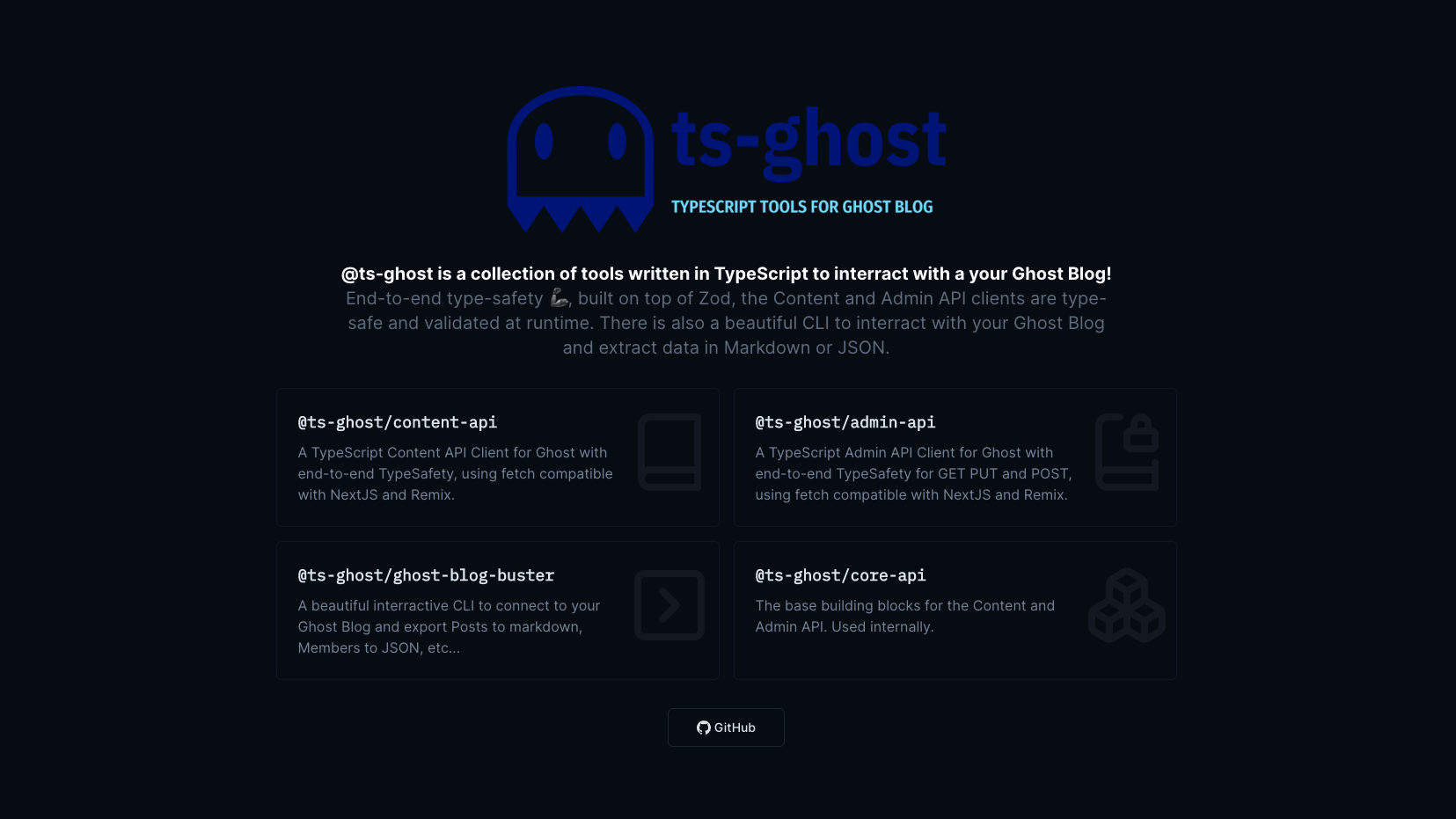 TS Ghost Admin API - ts-ghost TS Ghost Admin API - ts-ghost